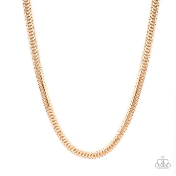 paparazzi | Jewelry | Knockout King Urban Gold Necklace | Poshmark